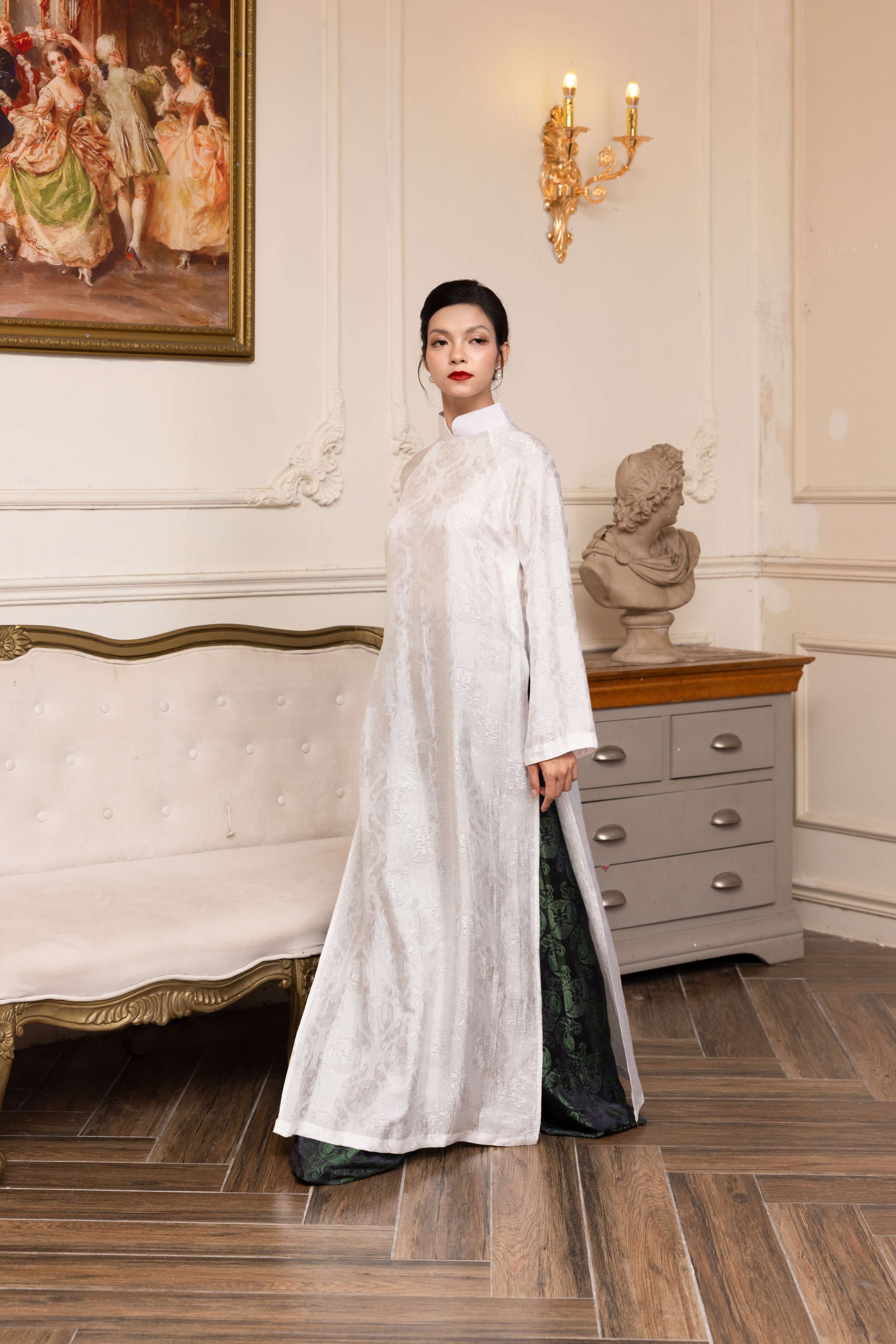 Handmade silk ao dai AS-88 – AO DAI MYAN