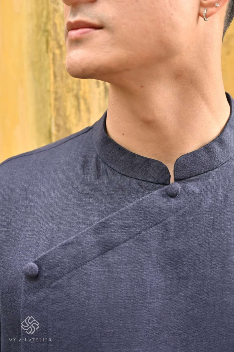 Linen Vietnamese ao dai men – AO DAI MYAN